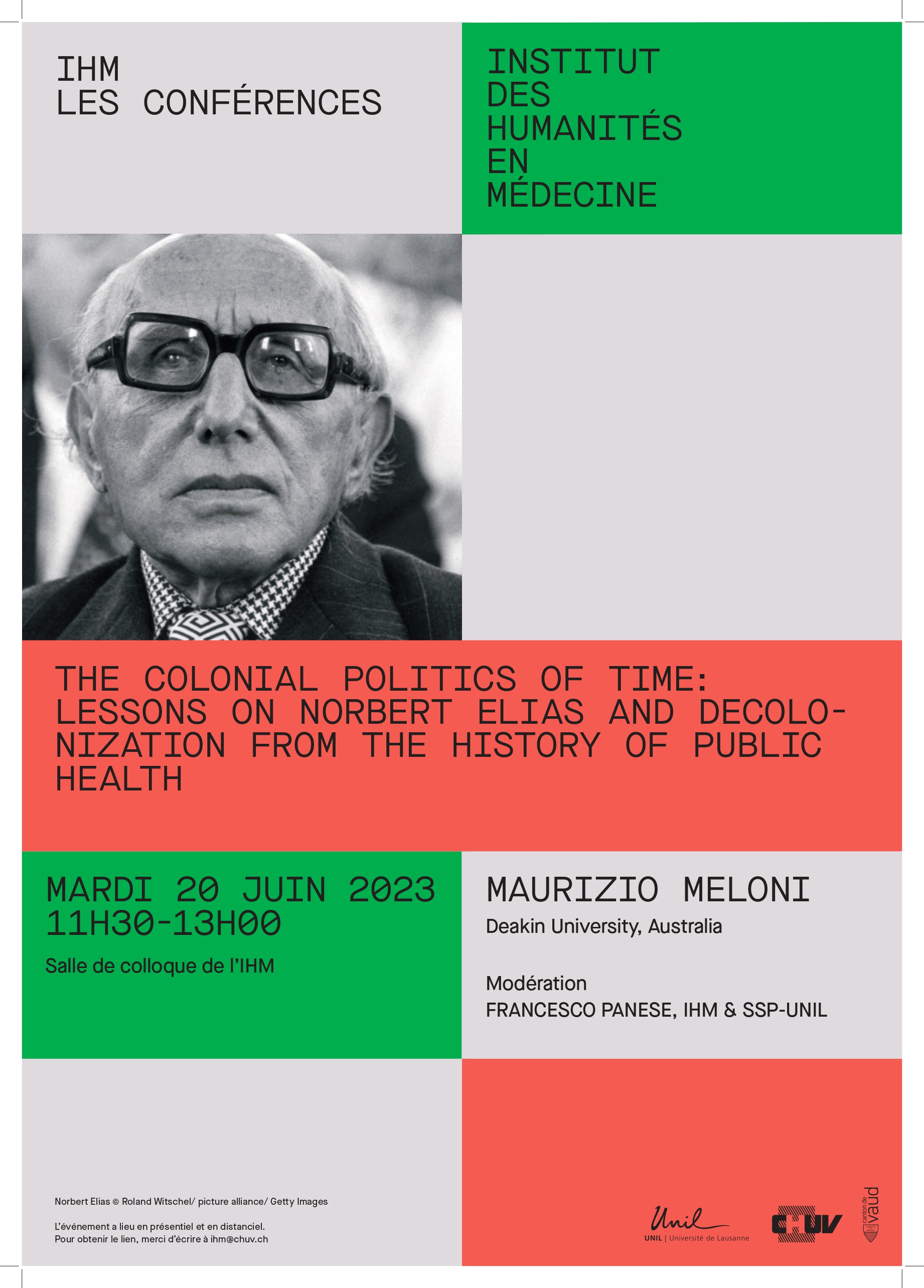 Les Conférences de l'IHM - Institut des humanités en médecine - CHUV